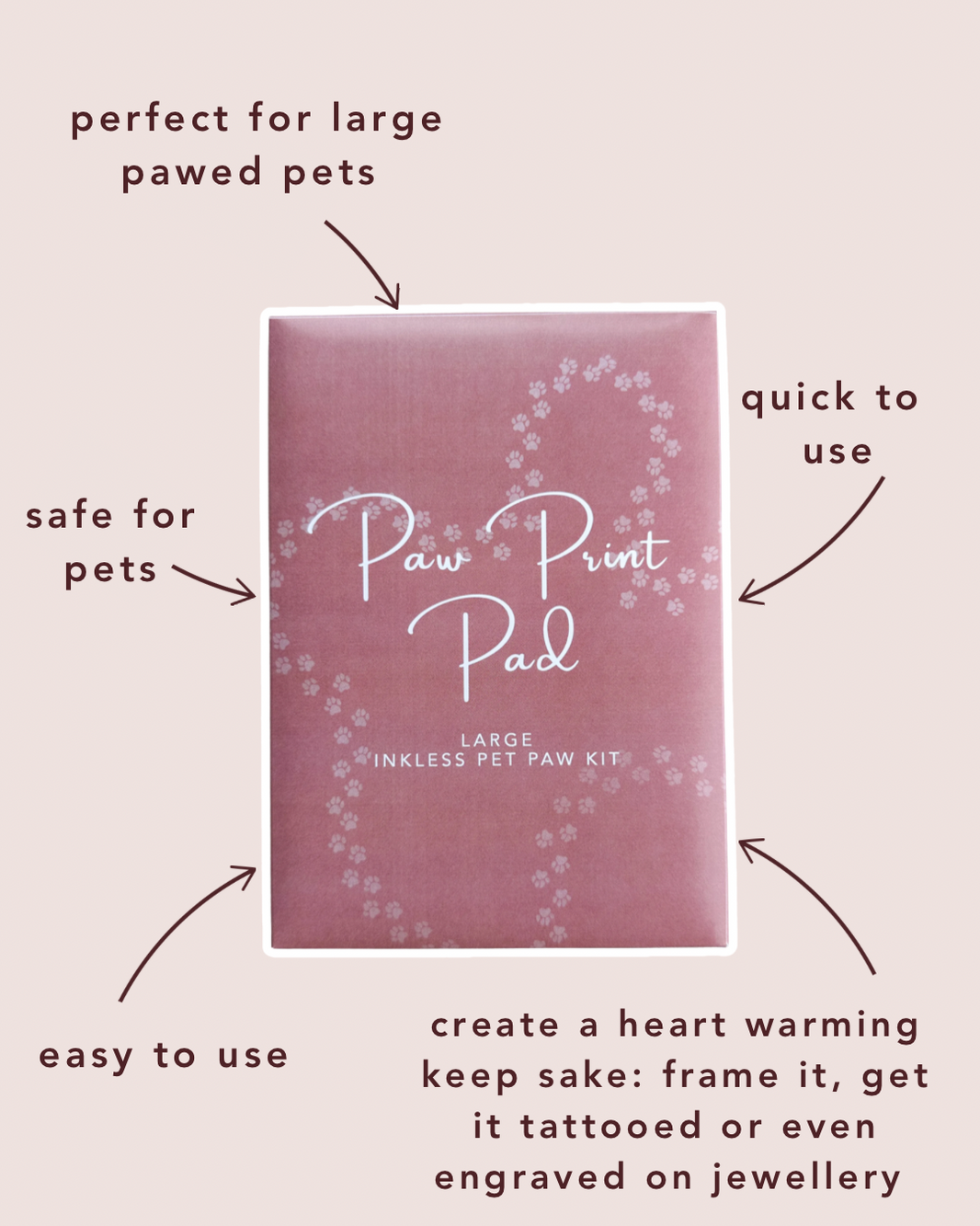 Inkless Paw Print Kit – Annalise Paints